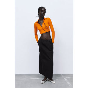 Zara | Tops | Zara Ribbed Polo | Poshmark